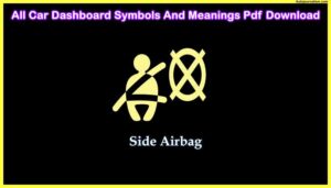 All Car Dashboard Symbols And Meanings Pdf Download