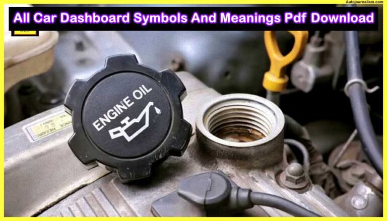 All Car Dashboard Symbols And Meanings Pdf Download
