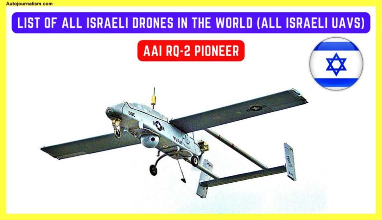 List Of All Israeli Drones In The World (All Israeli UAVs)