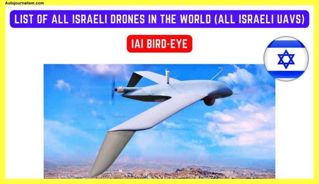 List Of All Israeli Drones In The World (All Israeli UAVs)
