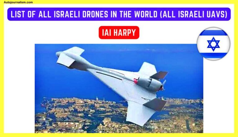 List Of All Israeli Drones In The World (All Israeli UAVs)
