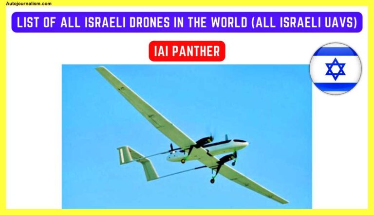 List Of All Israeli Drones In The World (All Israeli UAVs)