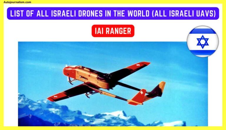 List Of All Israeli Drones In The World (All Israeli UAVs)