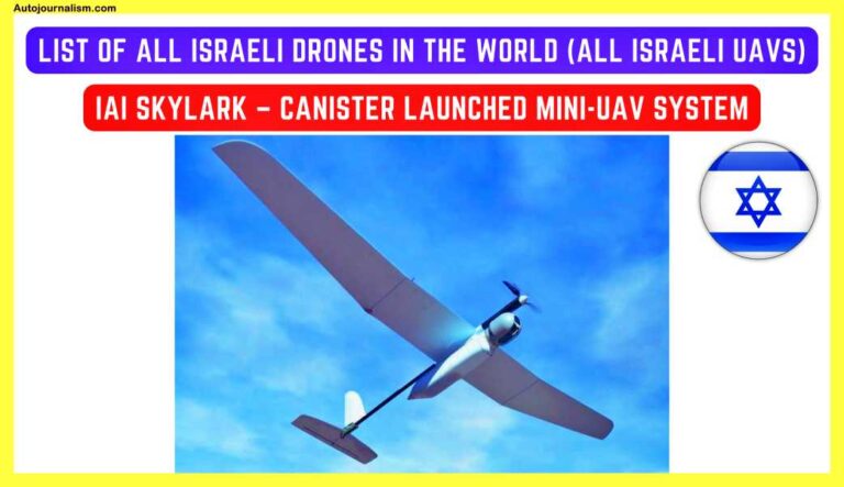List Of All Israeli Drones In The World (All Israeli UAVs)