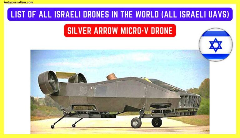 List Of All Israeli Drones In The World (All Israeli UAVs)