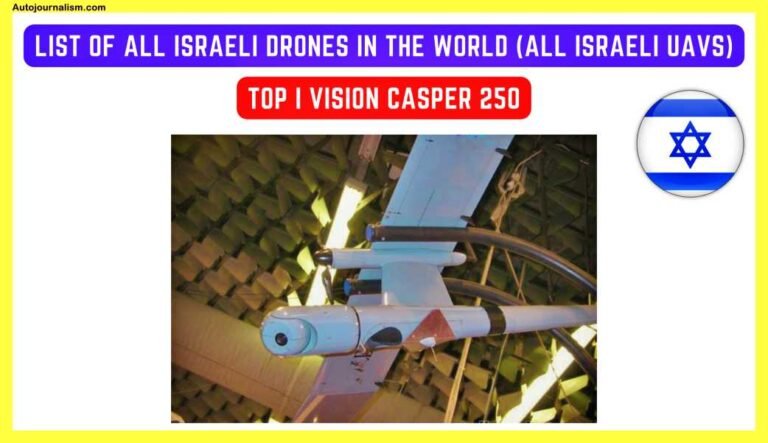 List Of All Israeli Drones In The World (All Israeli UAVs)