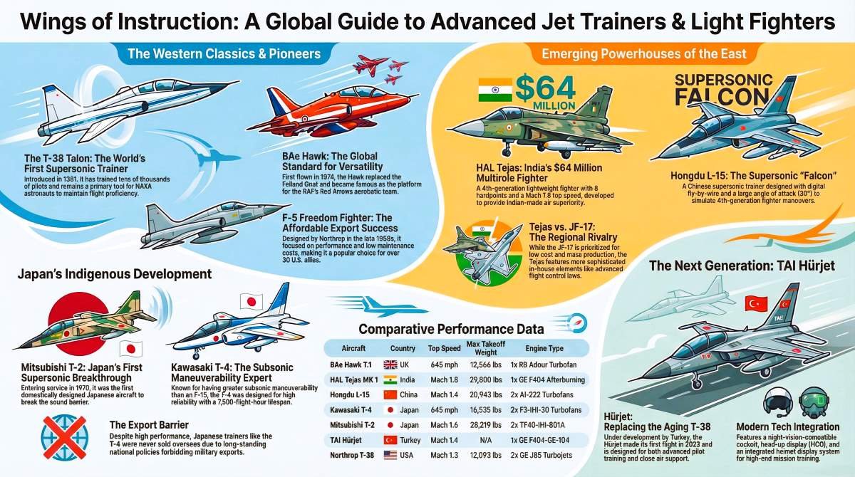 Top 10 Fastest Military Trainer Aircraft In The World (PPT)