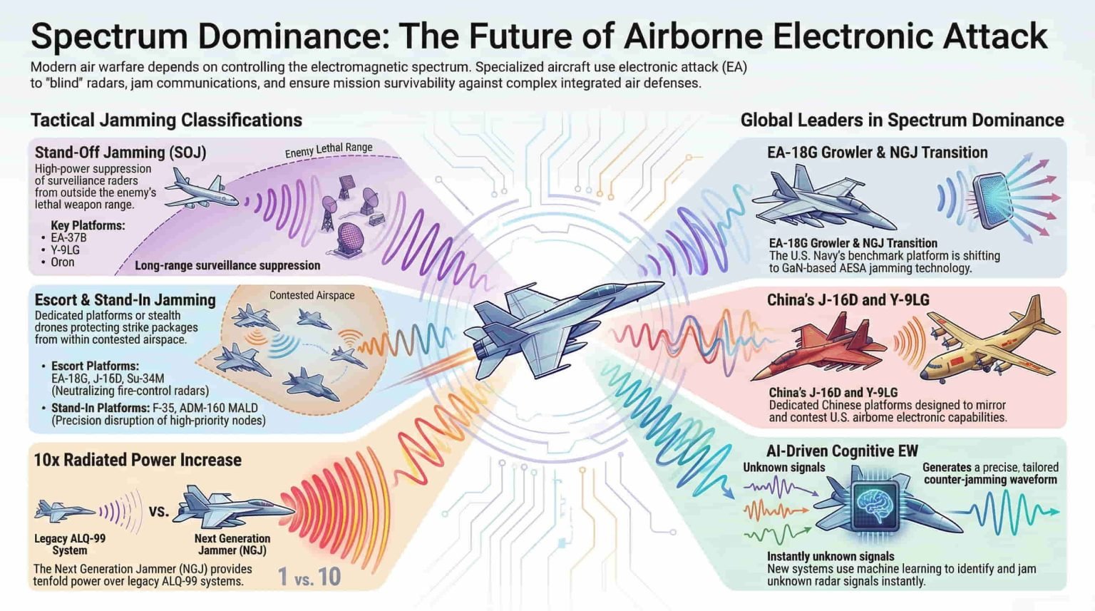 Top 10 Most Powerful Electronic Attack Aircraft In The World