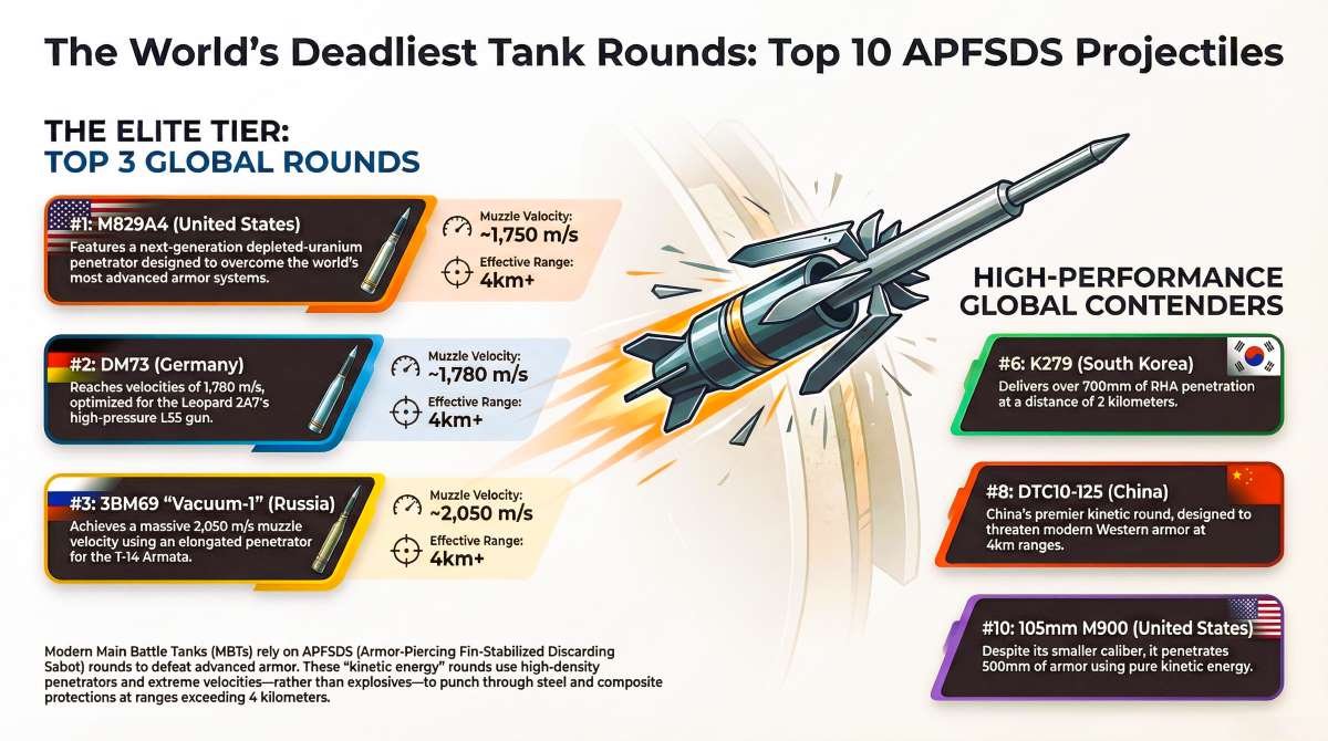 Top 10 Most Powerful Tank Rounds In The World (.pptx)