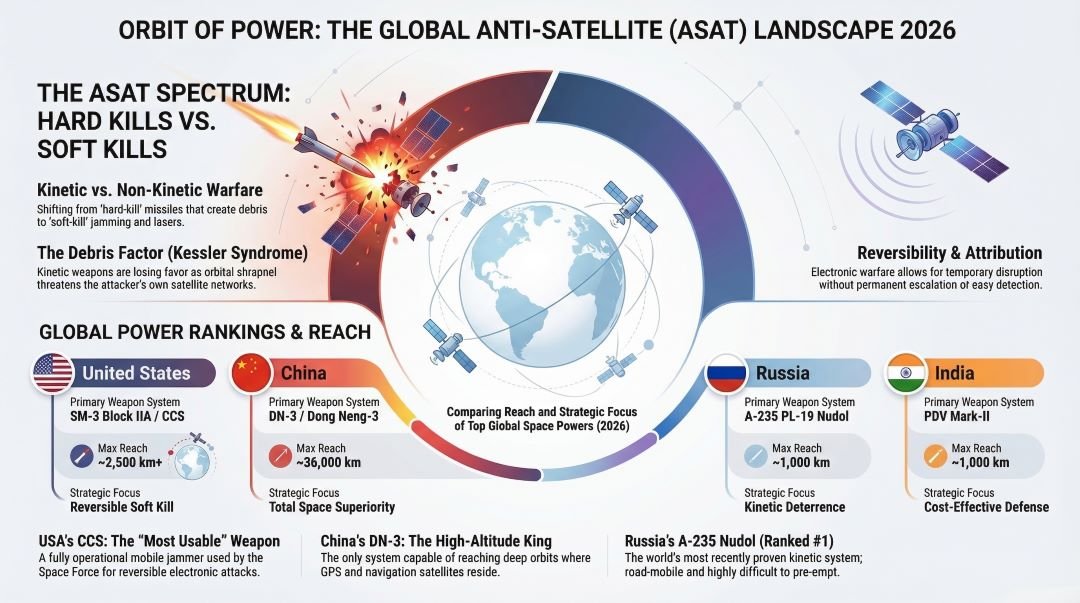 Top 10 Anti-Satellite Weapon Systems In The World (ASAT)