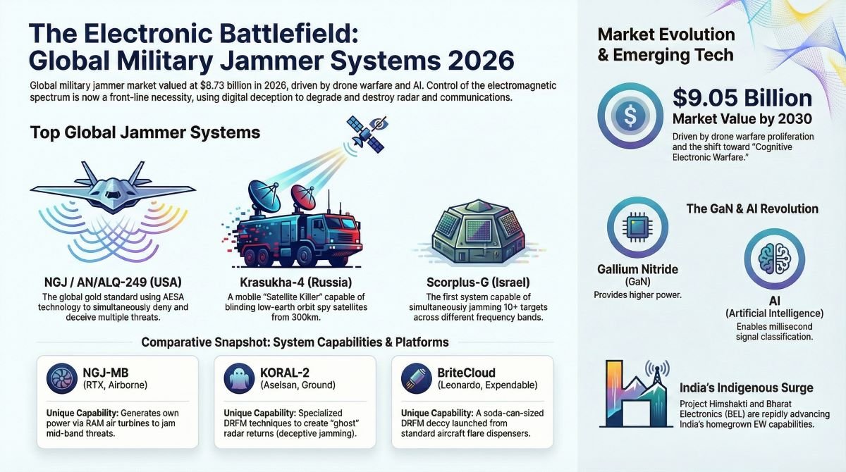 Top 10 Military Jammer Systems In The World (2026) (.PPTX)